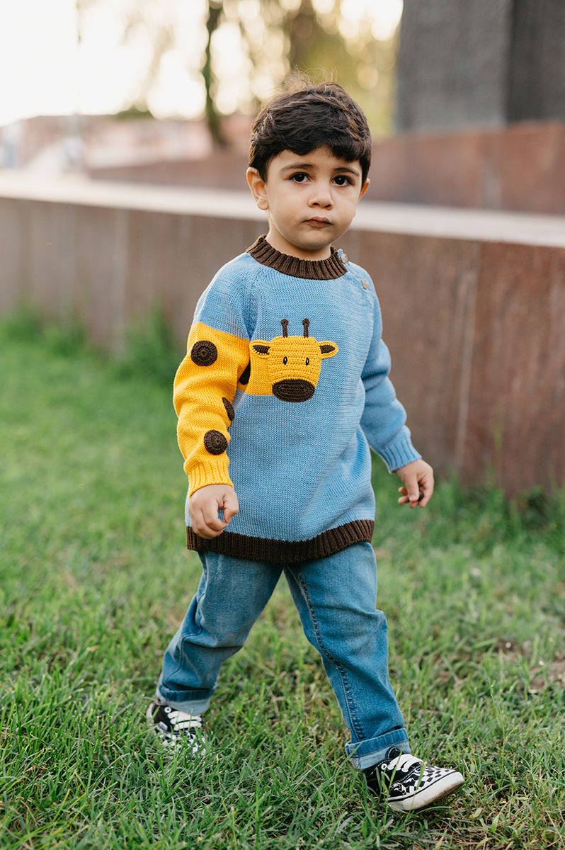 Giraffe Sweater – Melange Collection