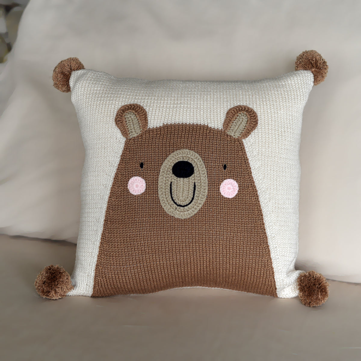Teddy Bear Pillow 10" – Melange Collection