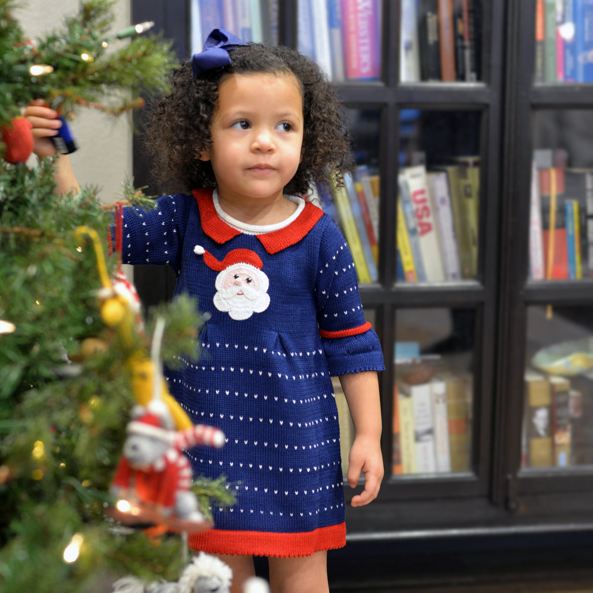 Blue Santa Dress – Melange Collection